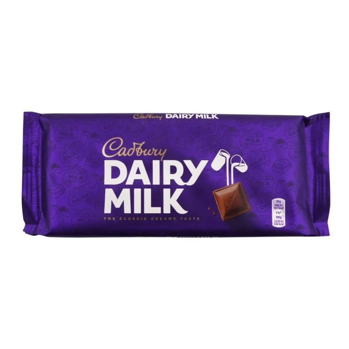 CADBURY CHOCOLATE DAIRY MILK CLASSIC CREAMY 180 GM (𝐢𝐦𝐩𝐨𝐫𝐭𝐞𝐝 & 𝐨𝐫𝐢𝐠𝐧𝐚𝐥) | Daraz.pk