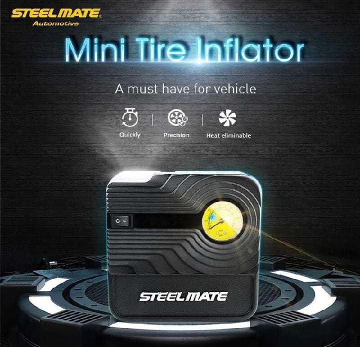 STEEL MATE Mini Tire Inflator PO3 | Portable Air Compressor Pump | Best ...