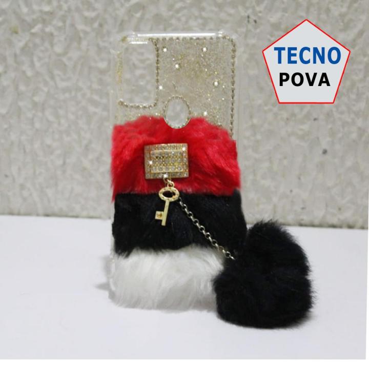 Tecno POVA Cover Case - Ladies Fancy Back Cover - Stylish Fancy Girls ...