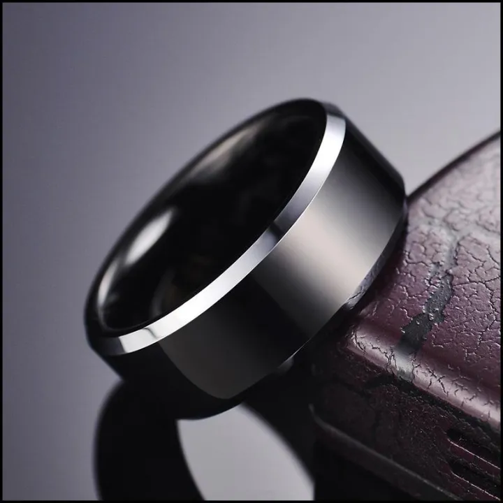 Titanium Men Ring For Boys - No Scratch No Fadeness | Daraz.pk