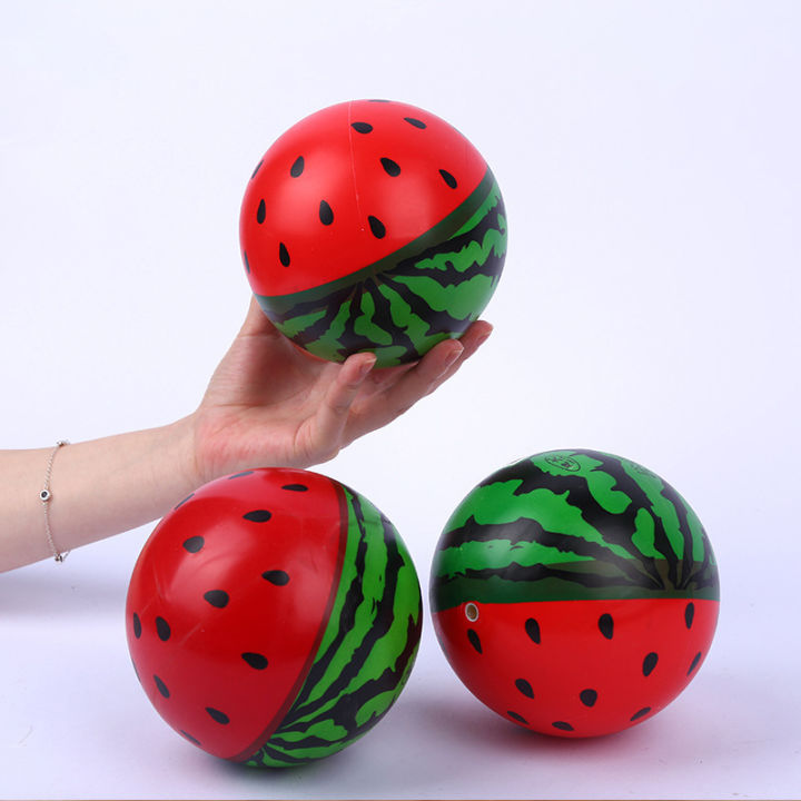 5 Inch Inflatable Watermelon Ball Kindergarten Children's Leather Ball ...
