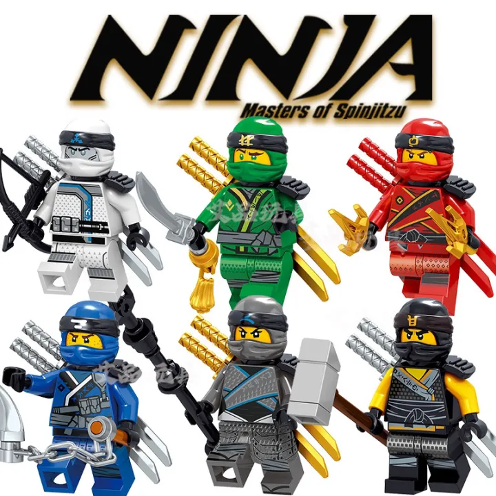 Compatible with Lego Ninjago Doll Toy Villain Niya Building Block Movie 8 Ji Lloyd Kai Kou Jie ...