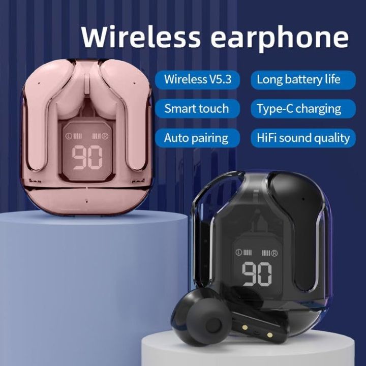 Digital Air 31 Wireless Transparent Stereo Earbuds-Bluetooth 5.3 ...