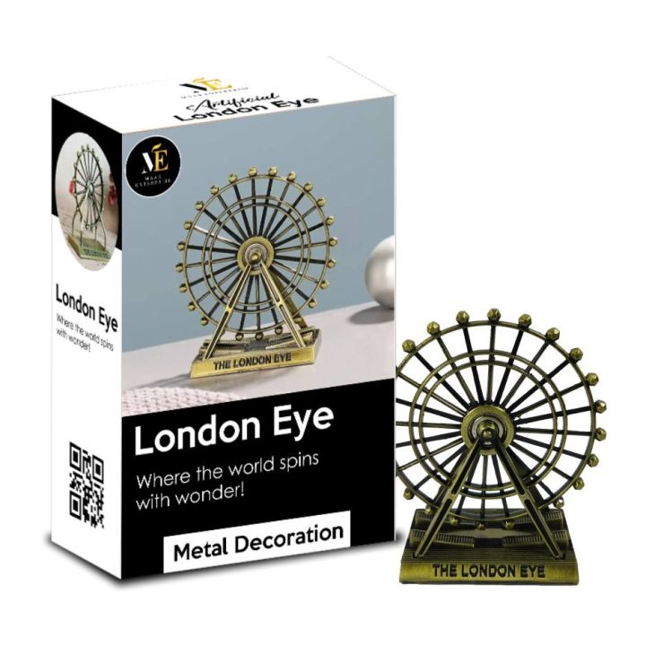 London Eye Metal Souvenir Decoration Millennium Wheel Decoration For ...