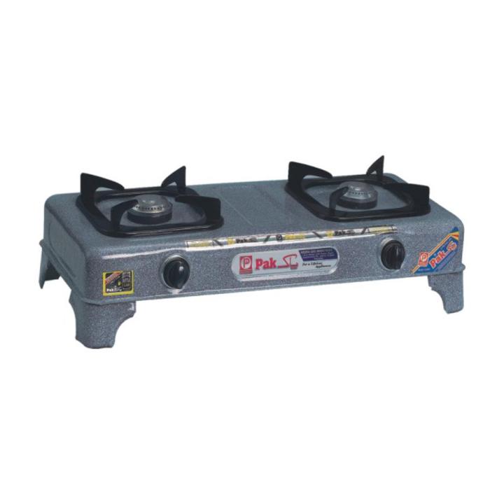Pak Gas Stove 2 Burners With Tam Coated Body | Daraz.pk