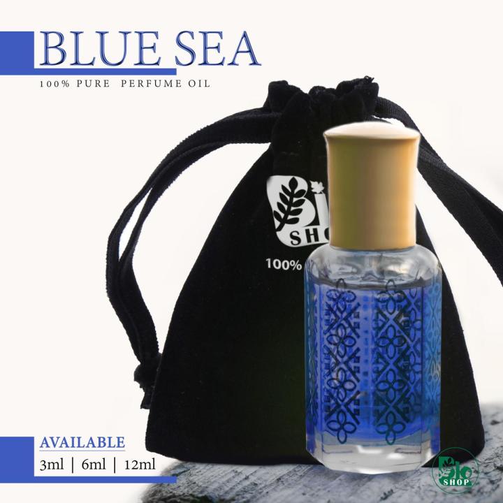 BLUE SEA Arabic Attar Non-Alcoholic Original Concentrated Perfume Oil ...