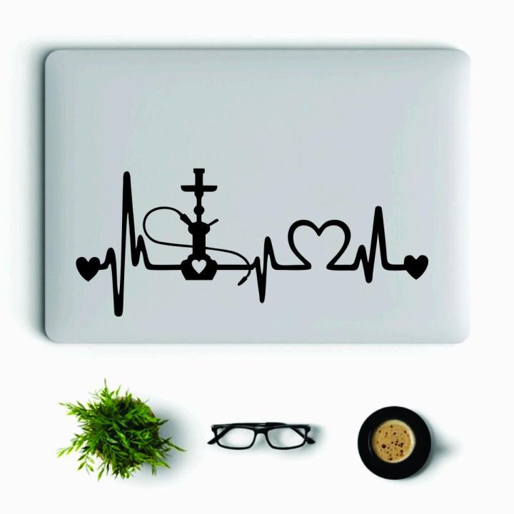 Hoo kah, She sha Heartbeat LifeLine Vinyl Decal Laptop Sticker, Laptop ...