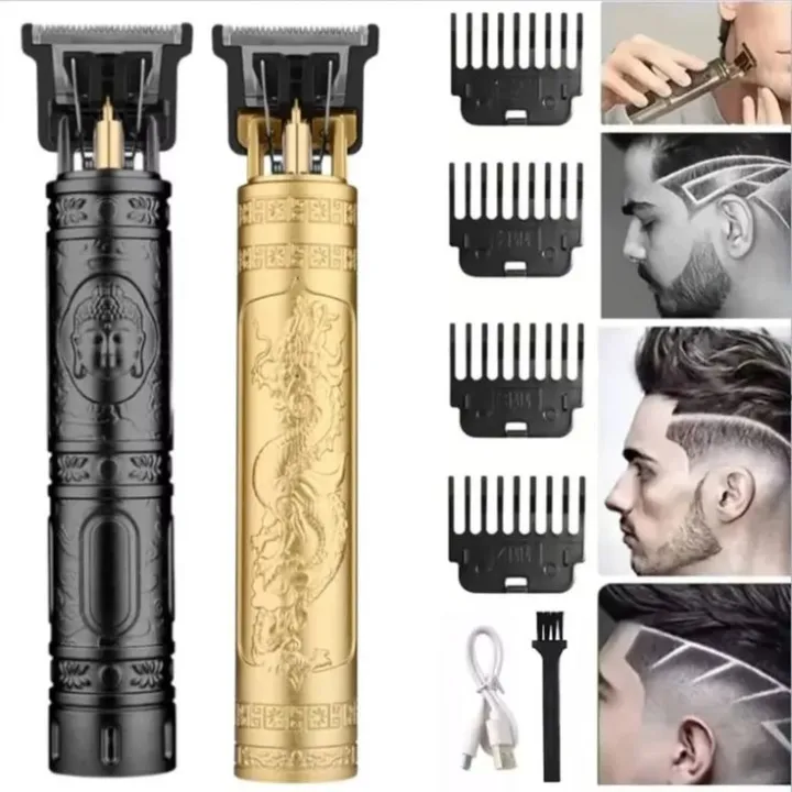 PROFESSIONAL VINTAGE t9 DRAGON STYLE TRIMMER FOR MEN, Usb Rechargeable ...