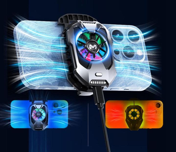 DlA8 Cooling Fan With Rgb Light For Mobile Best For Pubg Gaming | Daraz.pk