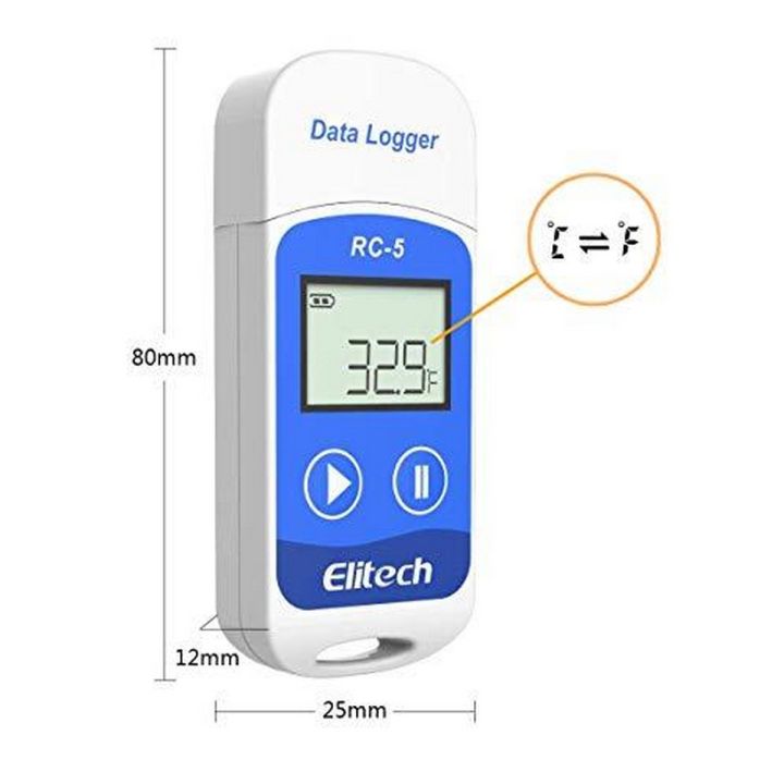 Elitech RC-5 USB Temperature Data Logger Recorder 32000 Points High Accuracy | Daraz.pk