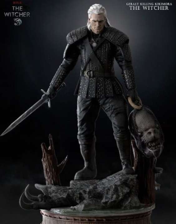 The Witcher Action Figure Customized Hand Painted | Daraz.pk