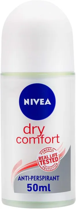 NIVEA Antiperspirant Roll-on for Women, Dry Comfort Quick Dry, 50ml ...