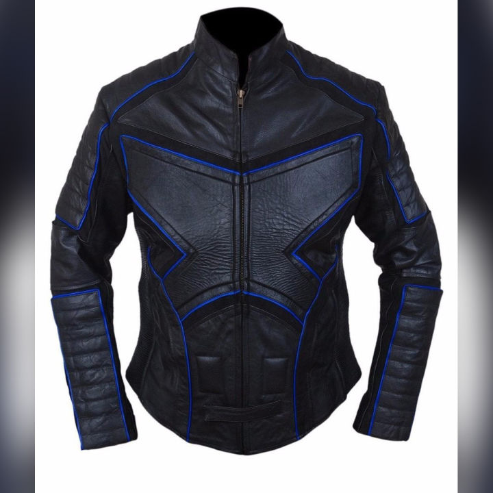 Leatherly Xmen Genuine Black Leather Jacket | Daraz.pk
