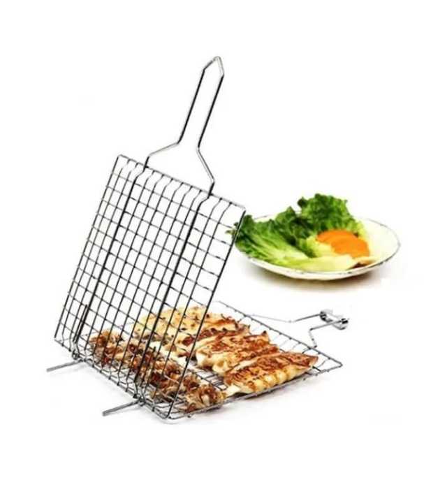 Bar B Q Hand Fish Grill (9*12) Inches For Fish and Chicken | Daraz.pk