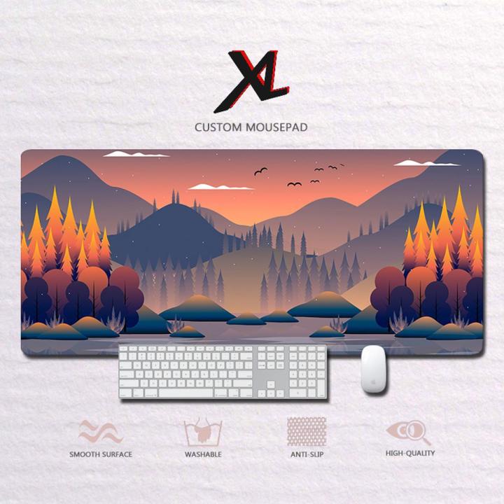 XL Custom Gaming Mouse Pad Art 49 Mouse Pad - Extra Large Anti-Slip ...