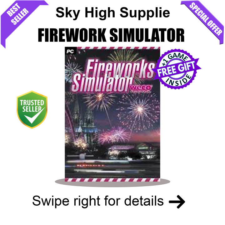 FIREWORK SIMULATOR - GAME FOR PC (GOOGLE DRIVE/ MEDIAFIRE) - QR CODE ...