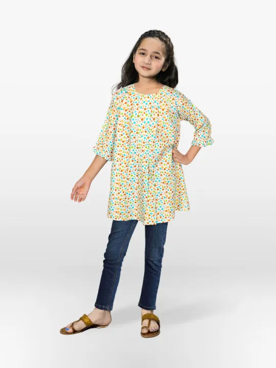 Girls Tunic Printed (Summer) VG92-B | Daraz.pk