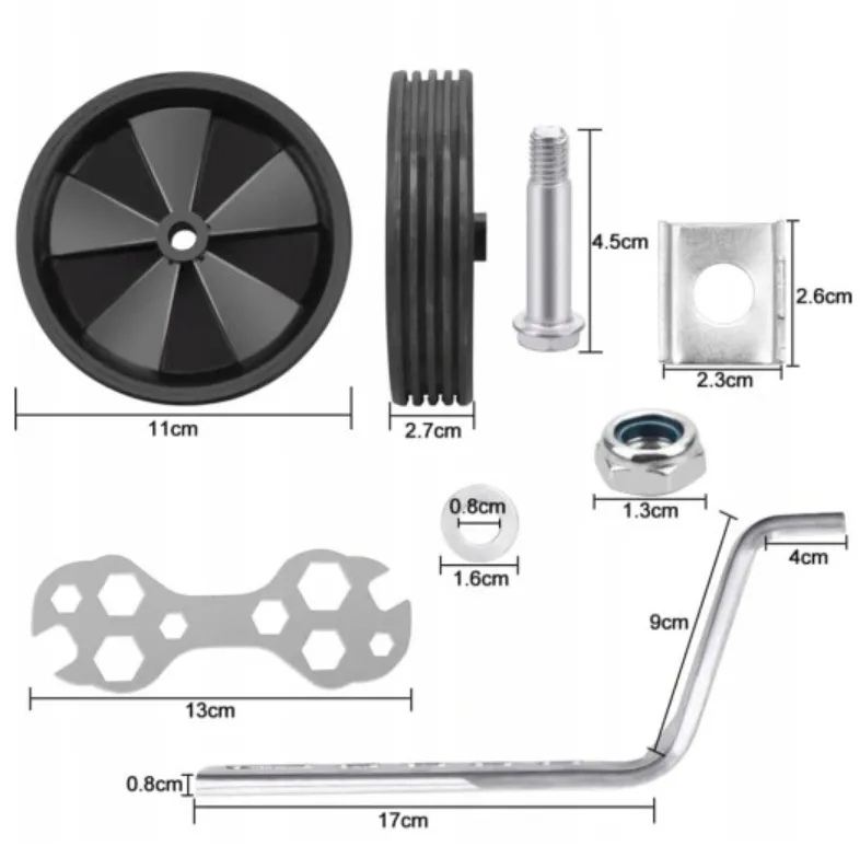 Bicycle Training Wheel 12 inch, 14, 16, 18, 20 Cycle Supporting Wheels ...