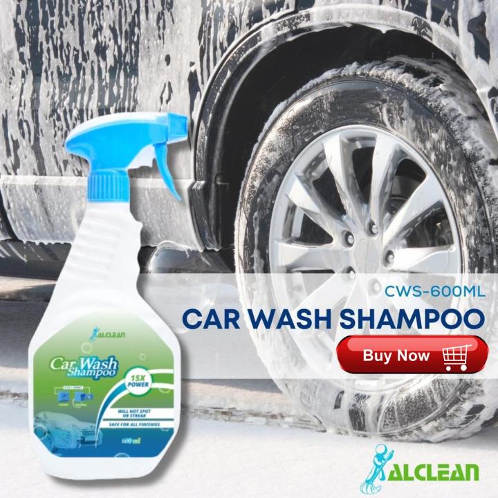 AlClean Waterless Car Wash Shampoo Easy Spray Wipe Formula Foamy ...