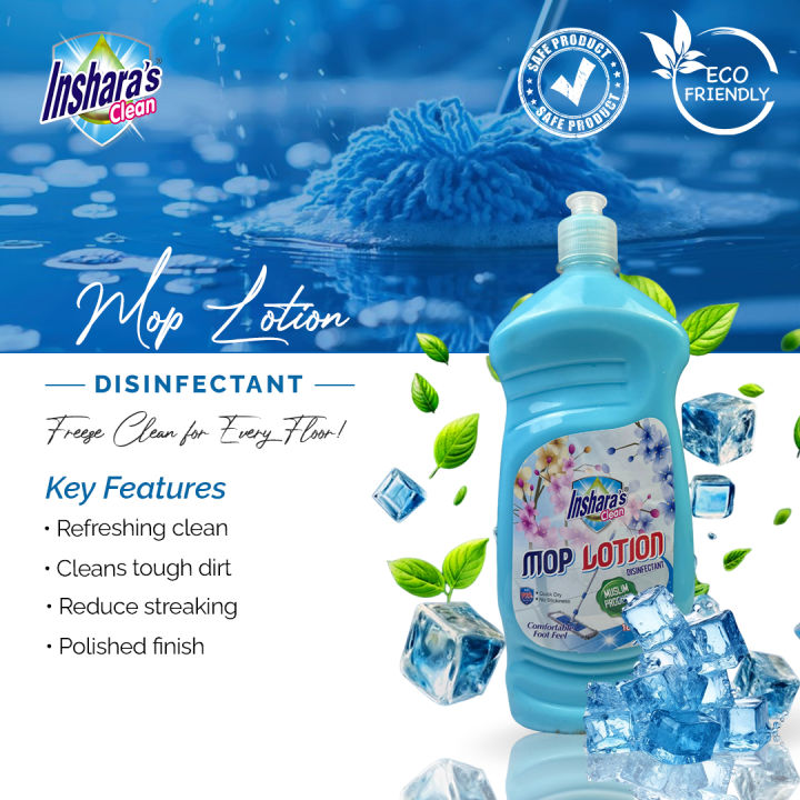 Disinfecting Mop Lotion - Floor Cleaner -cool water - Surface Cleaner ...