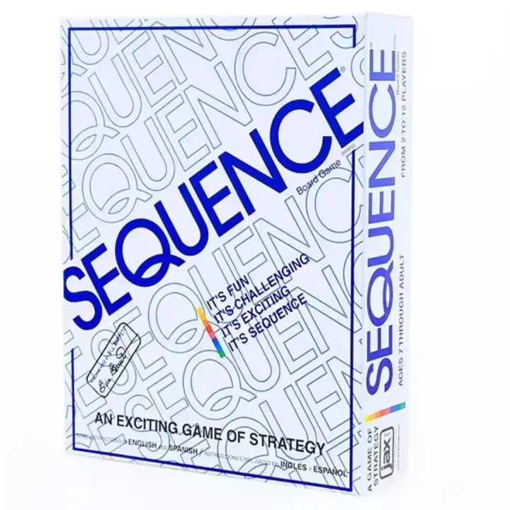 Sequence Strategy Board Game China 4 way Folding board | Daraz.pk