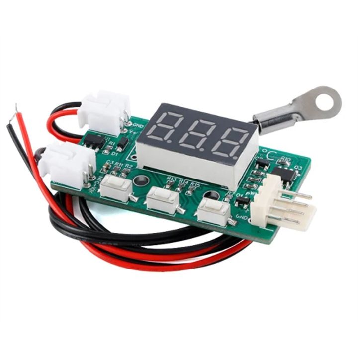 DC 12V PWM Temperature Detector Probe Controller Module 4-Wire ...