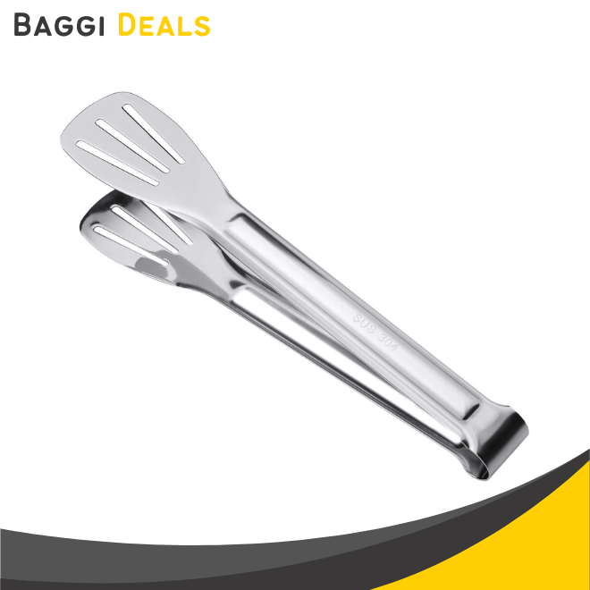 Stainless Steel Kitchen Tong For Grilling ,BBQ and Flip and Fry | Daraz.pk