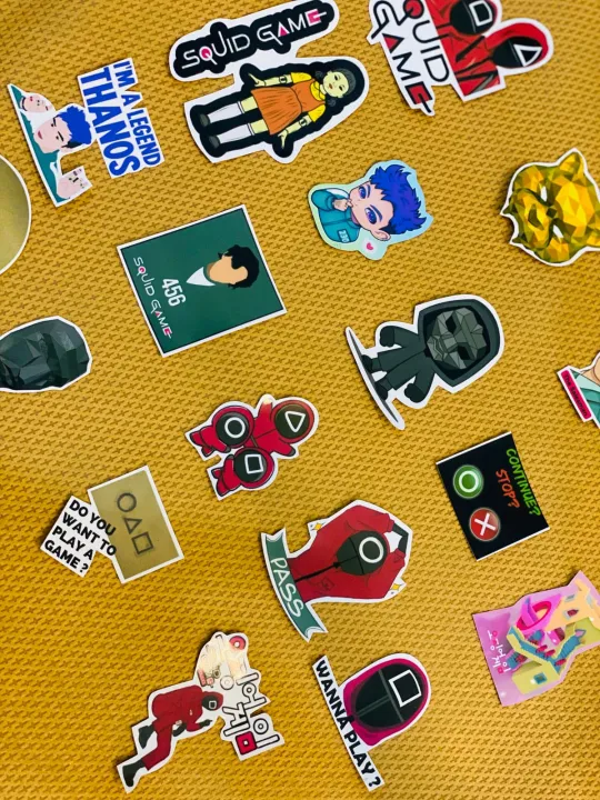 Squid game Stickers Theme Stickers phone decoration stickers| laptop ...