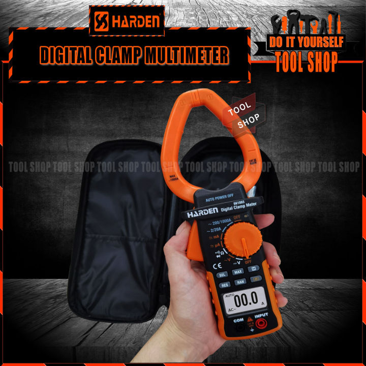 Harden Pro AC/DC LCD Display Power Tester Clamp Ampere Meter Digital ...