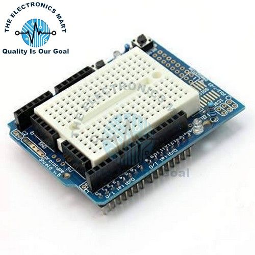Arduino UNO Proto Shield With SYB-170 Mini Breadboard in Pakistan | Daraz.pk