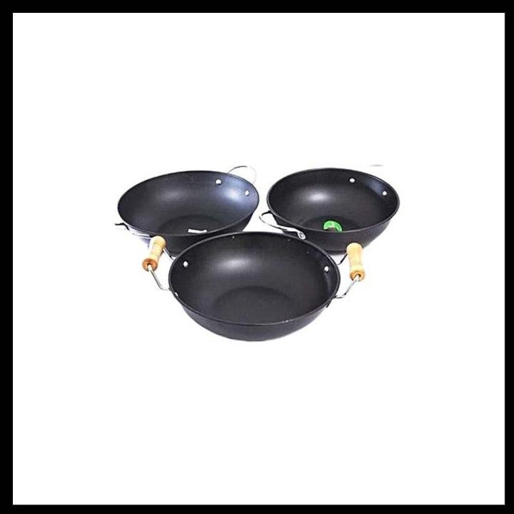 Pack Of 3 - Non-Stick Wok | Daraz.pk