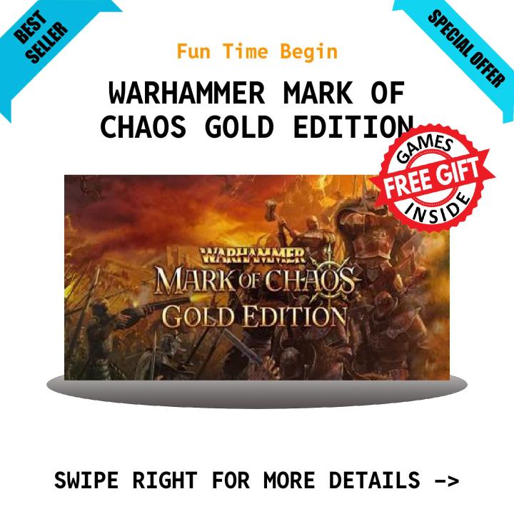 WARHAMMER MARK OF CHAOS GOLD EDITION.JPG - PC Game - Complete ...