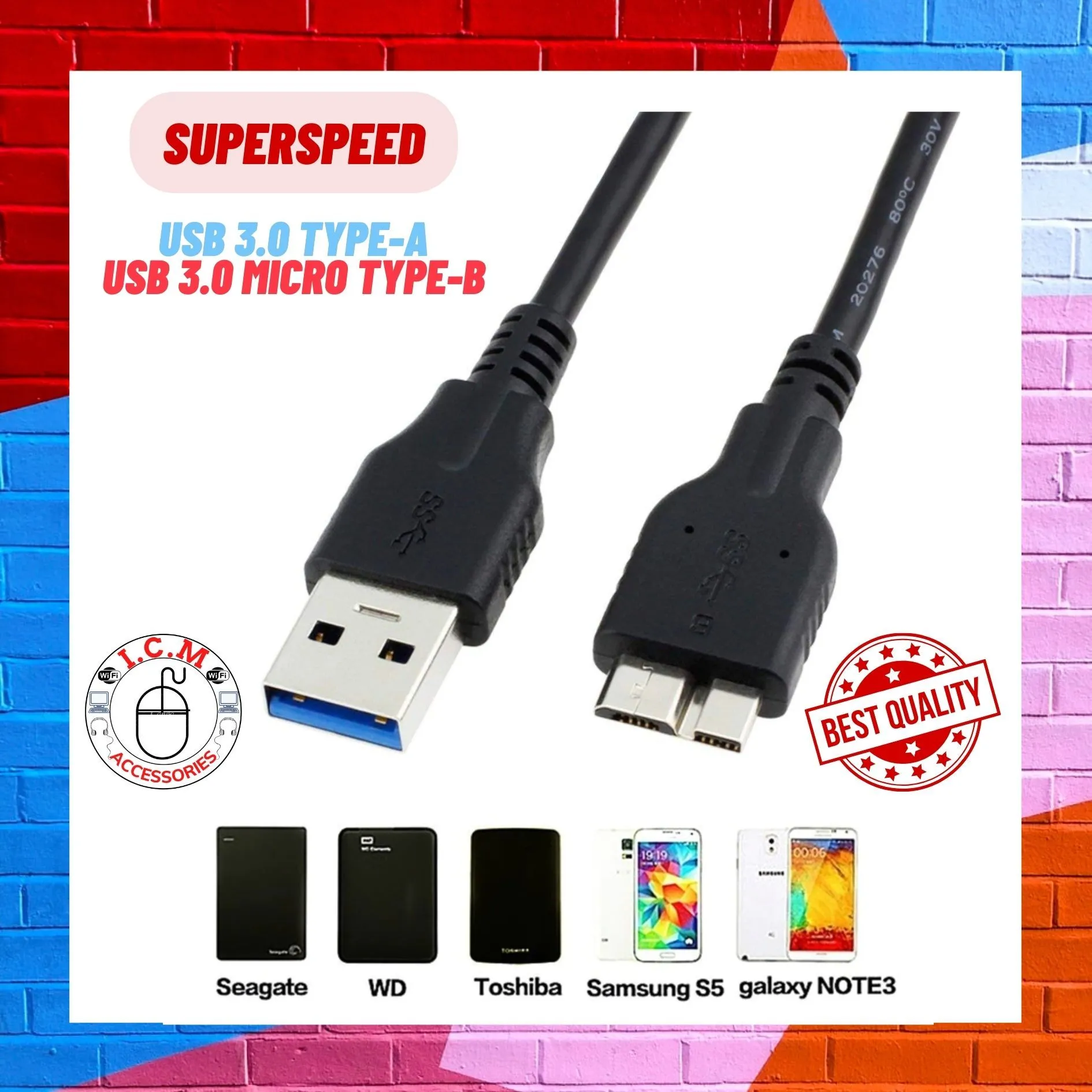 WD Hard Disk Case Cable External Hard Drive Case Cable USB 3.0 Cable ...