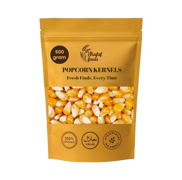 Premium Imported Popcorn Kernels 500g – Large, Fluffy & Delicious for ...
