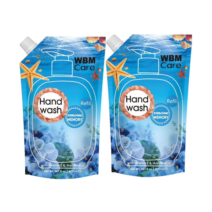 (Pack Of 2) WBM Care Liquid Hand Wash Refill - 400ml | Antibacterial ...