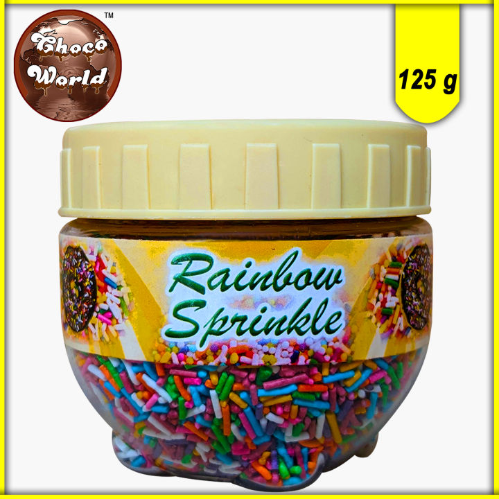 Rainbow Sprinkle 125 Grams | Chocoworld.com.pk | Daraz.pk