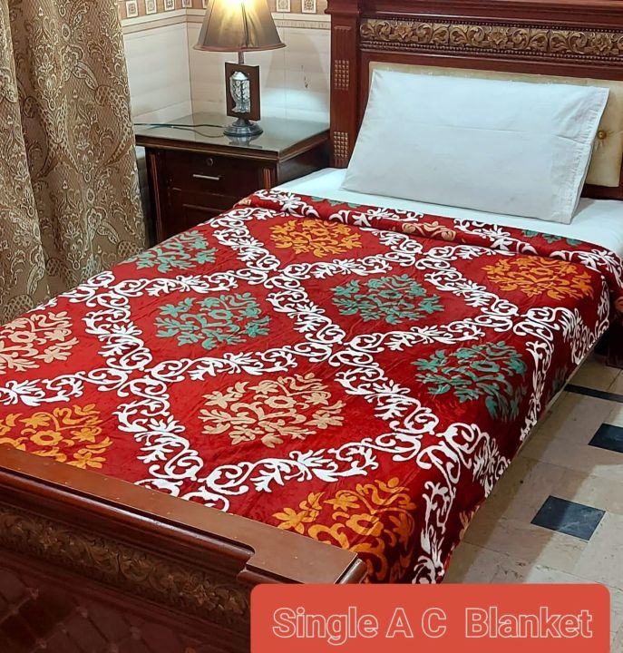 Single AC Blanket/Kambal Flees Fabric-Soft And Luxurious | Daraz.pk