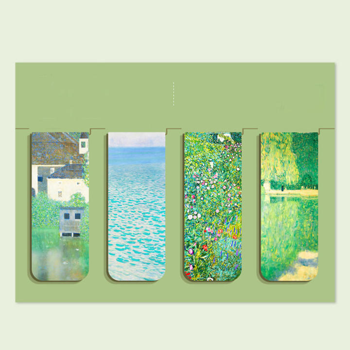 Creative World Famous Paintings Monet Van Gogh Retro Style Literature ...