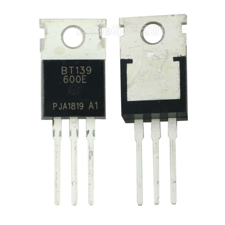 5 Pcs BT136 600E triac AC switching controlling peak on state current ...