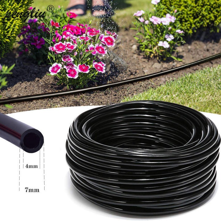 4 / 7mm Hose Pvc Water Irrigation Garden Water Drip Hose Irrigation ...