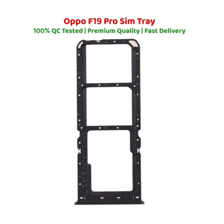 OPPO F19 Pro SIM Tray Sim Jacket Sim Slot Sim Door - Black | Daraz.pk