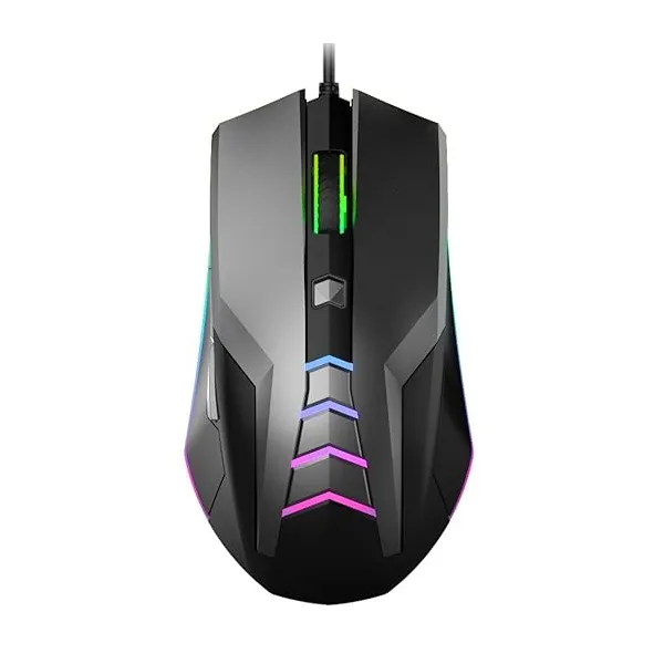 Insist DM-8800 Wired Gaming Mouse – RGB Backlit, 6 Buttons, Adjustable ...