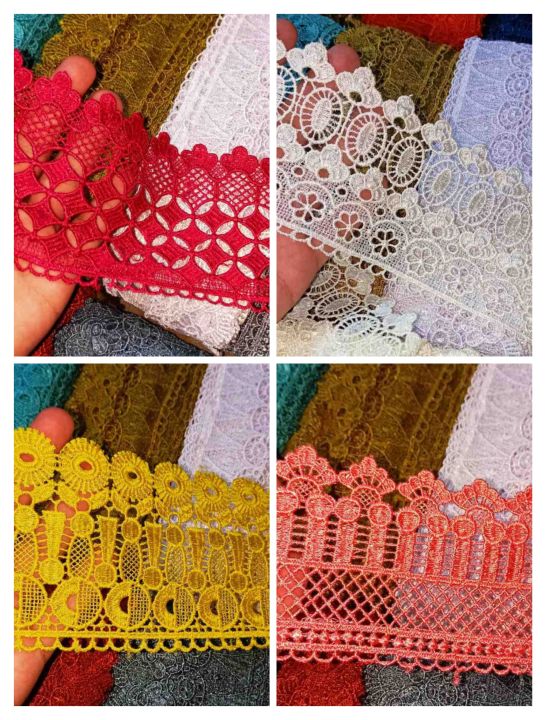 Gpo Lace For Clothes And Shirts | All Colours Available | 1 ghaz/yard ...