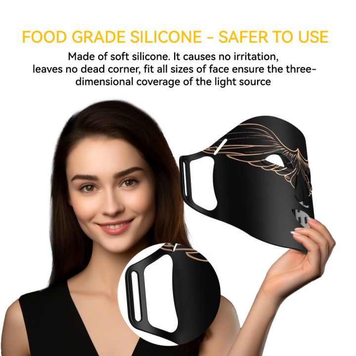 Decel Lescolton LED FACE MASK Near Infrared Light Therapy Mask Beauty ...