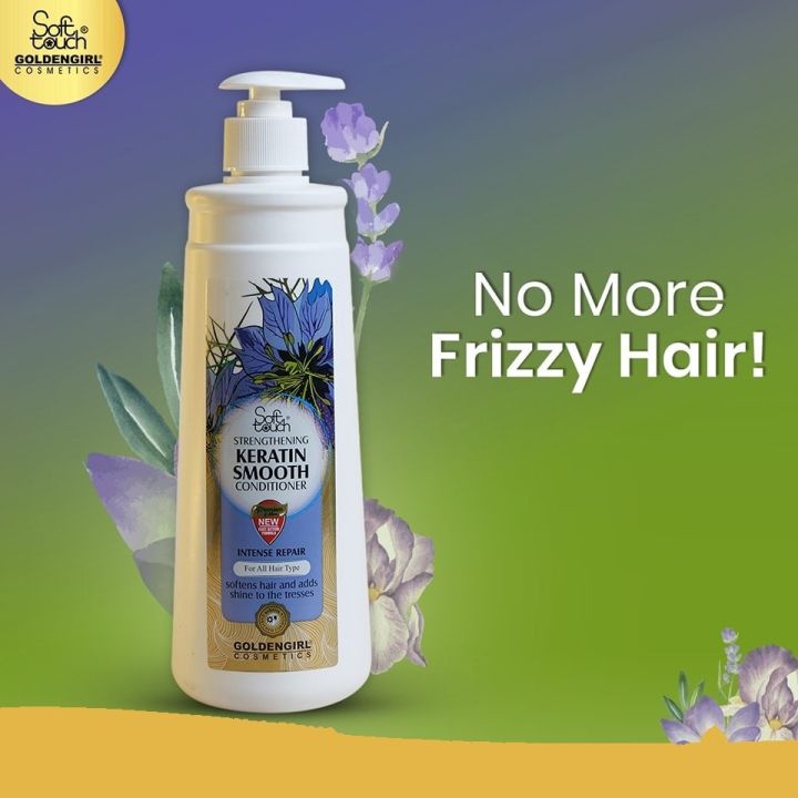 Soft Touch Keratin Conditioner Smooth & Shiny Hair 500ml | Daraz.pk