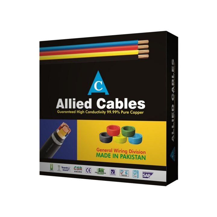 Electric Wires and Cables Coil 3/29 Allied Cables 99.9% Copper 90 Meter ...