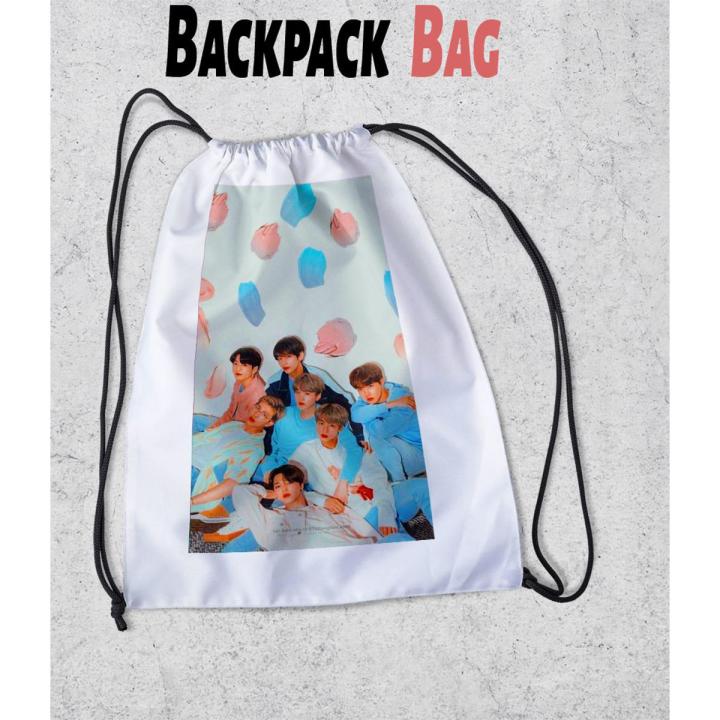 BTS group Photo BTS Poster BTS Team Member sports bag | Daraz.pk