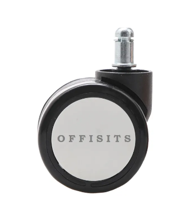 Twin wheels/tyres - PU casters -For Revolving chair - 60mm | Daraz.pk