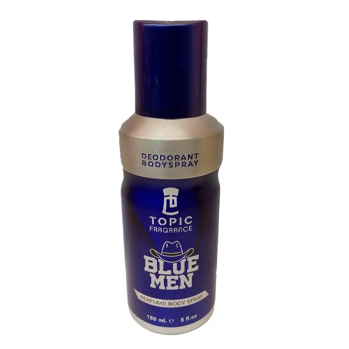 Topic Blue Men Deodorant Body Spray 150ml | Daraz.pk