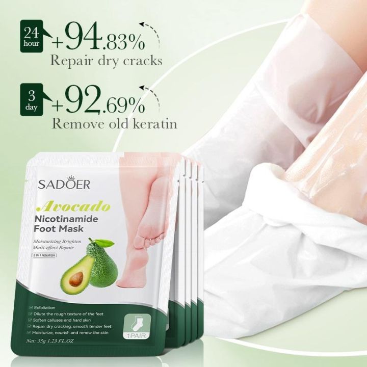 Foot Mask Removing Dead Skin Moisturizing Exfoliating And Nourishing ...